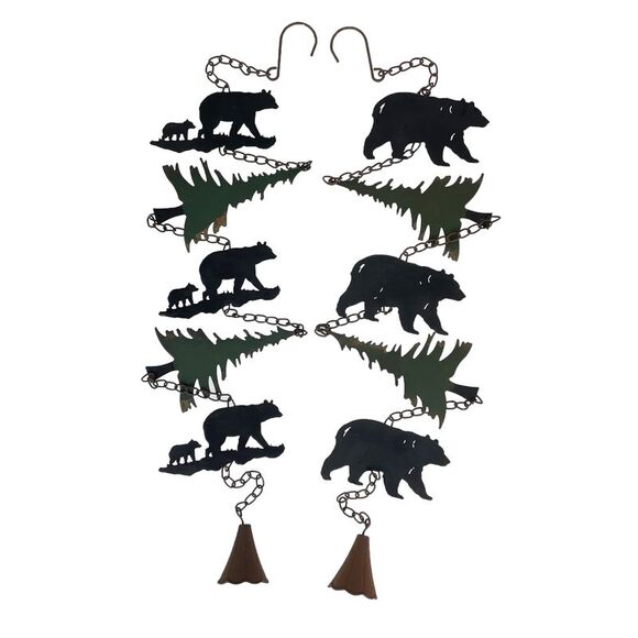 Things2Die4 | Other | Set Of 2 Rain Chains With Bears And Trees 52inch ...